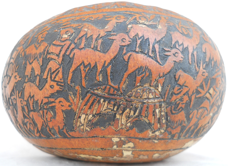 Carved Gourd Peru "Antique" or New? | Antiques Board