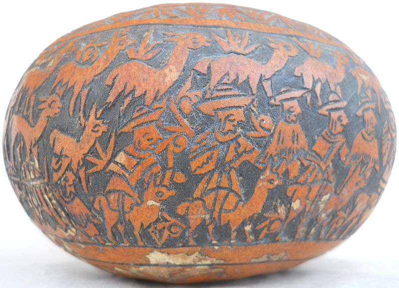 Carved Gourd Peru "Antique" or New? | Antiques Board