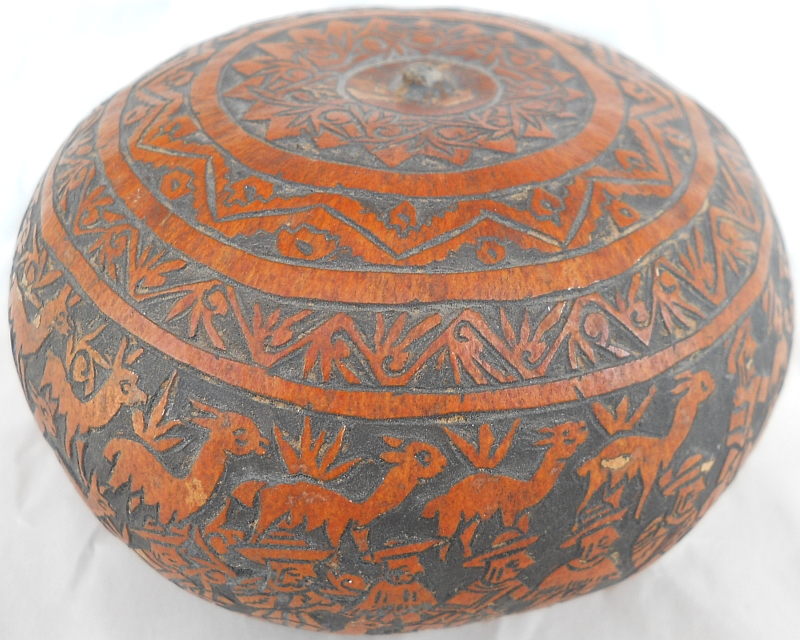 Carved Gourd Peru "Antique" or New? | Antiques Board