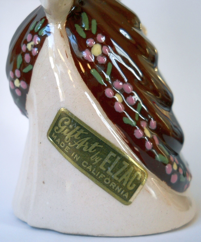 Elzac California Pottery Lucite Sun Bonnet Girl Figurine | Antiques Board