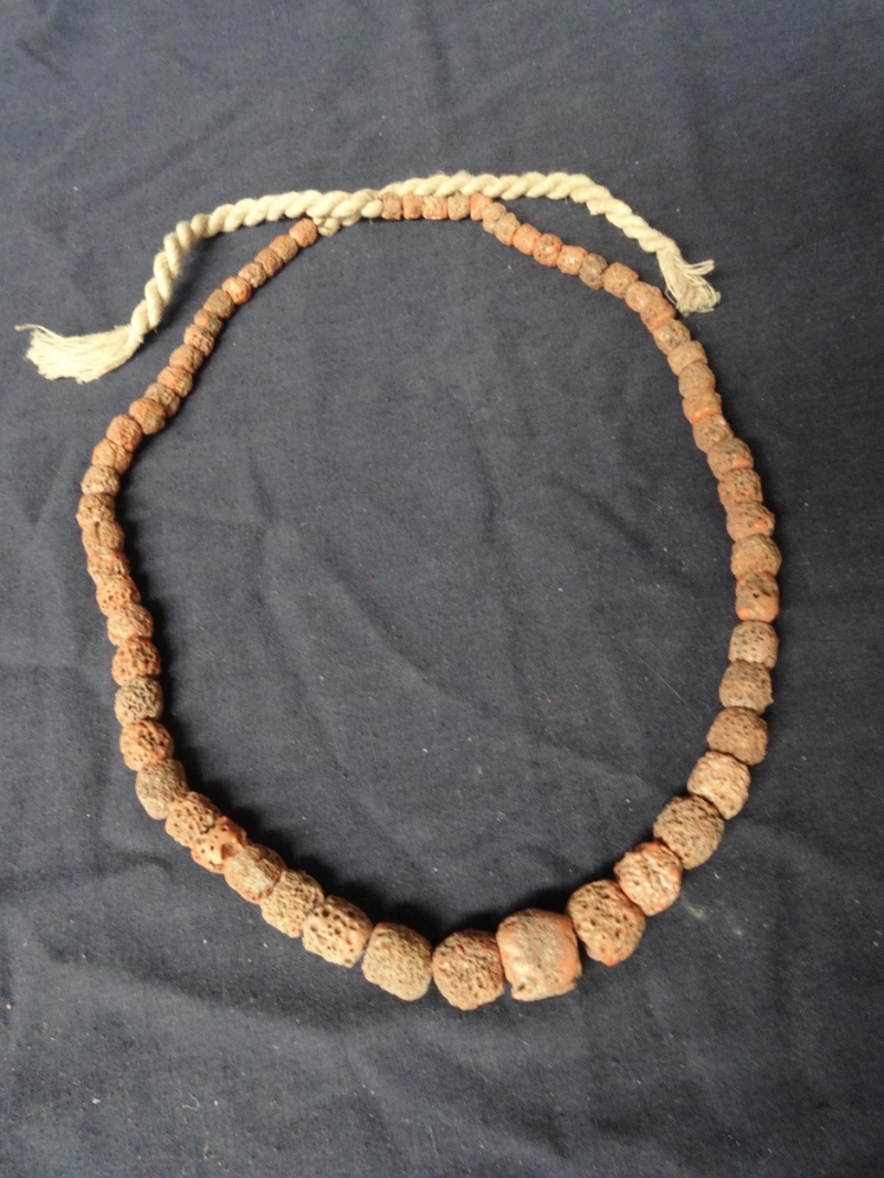 Rough coral & rope beads | Antiques Board