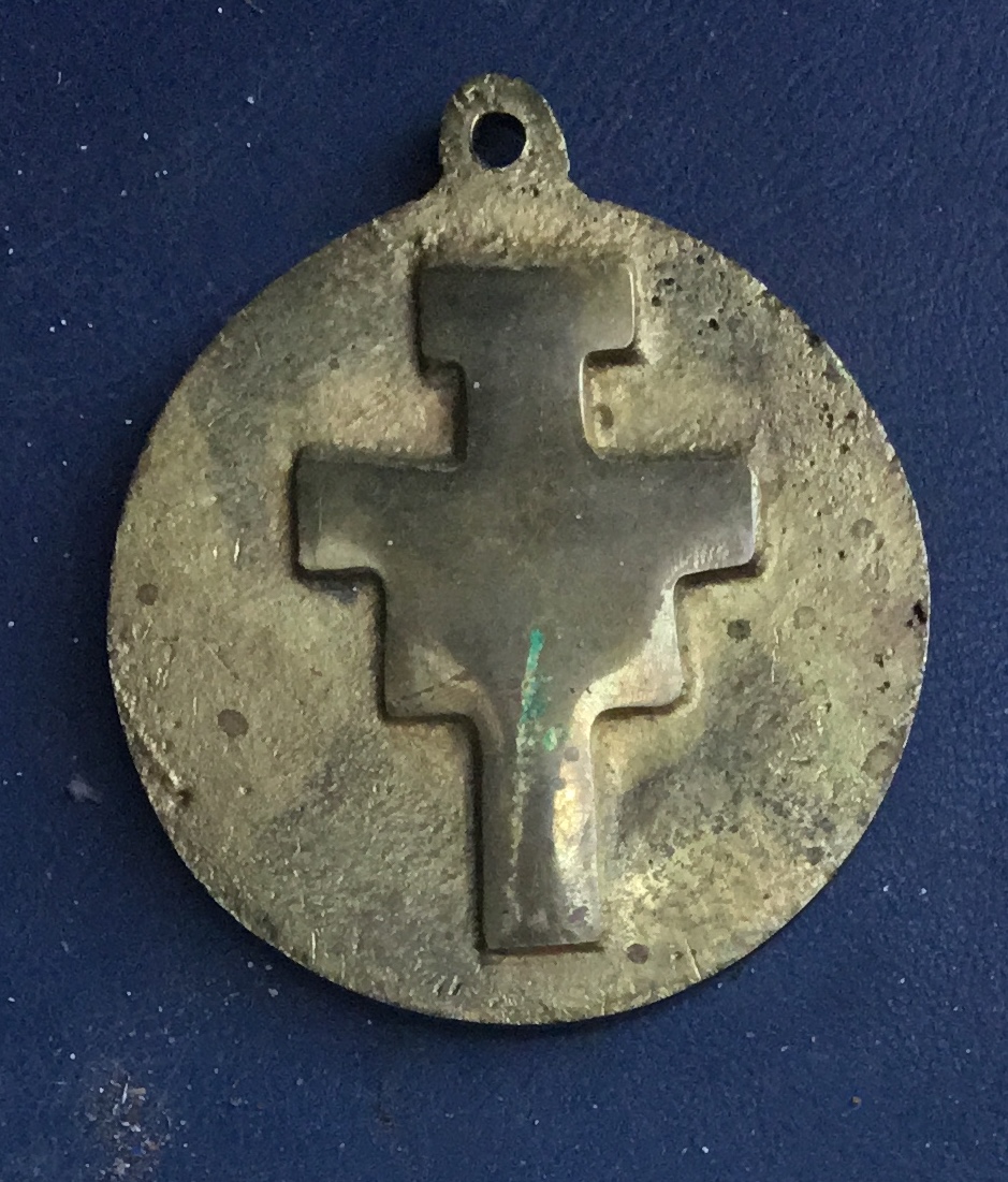 Heavy brass or bronze medallion. | Antiques Board