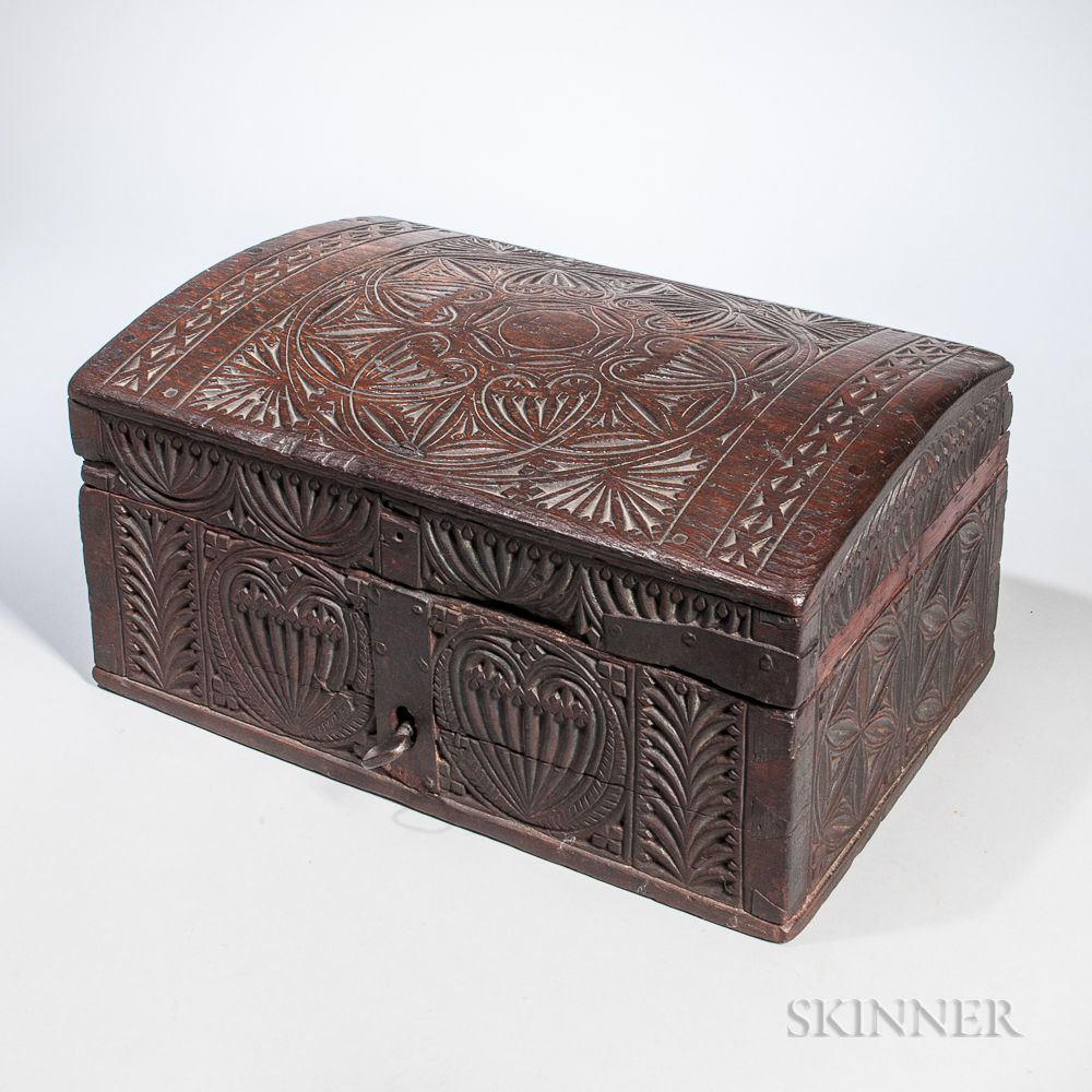 Looking for information. Carved wooden chest/box | Antiques Board