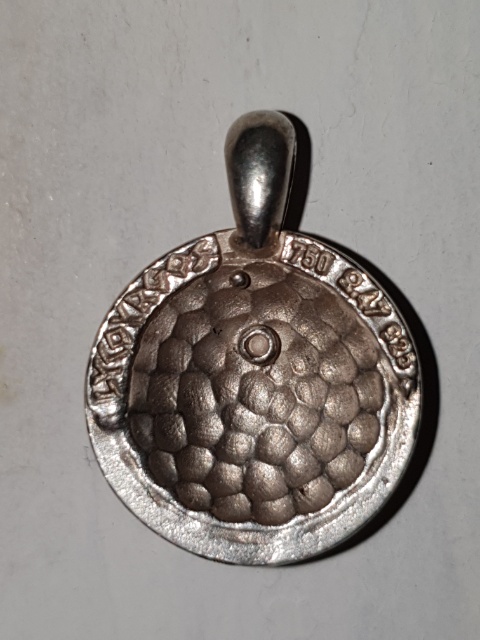Mark's on small silver pendant greek | Antiques Board