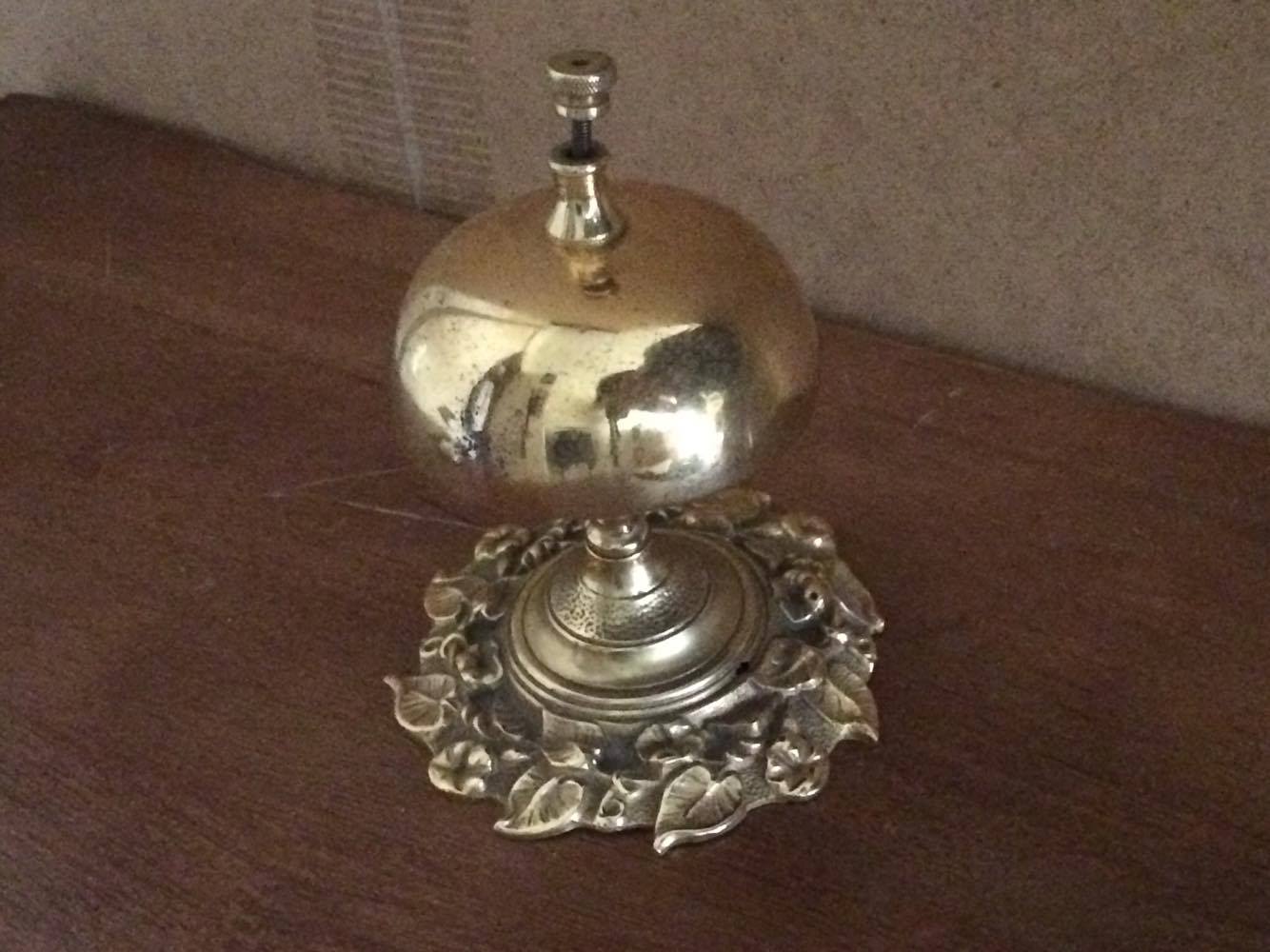 Victorian Brass Counter Bell | Antiques Board