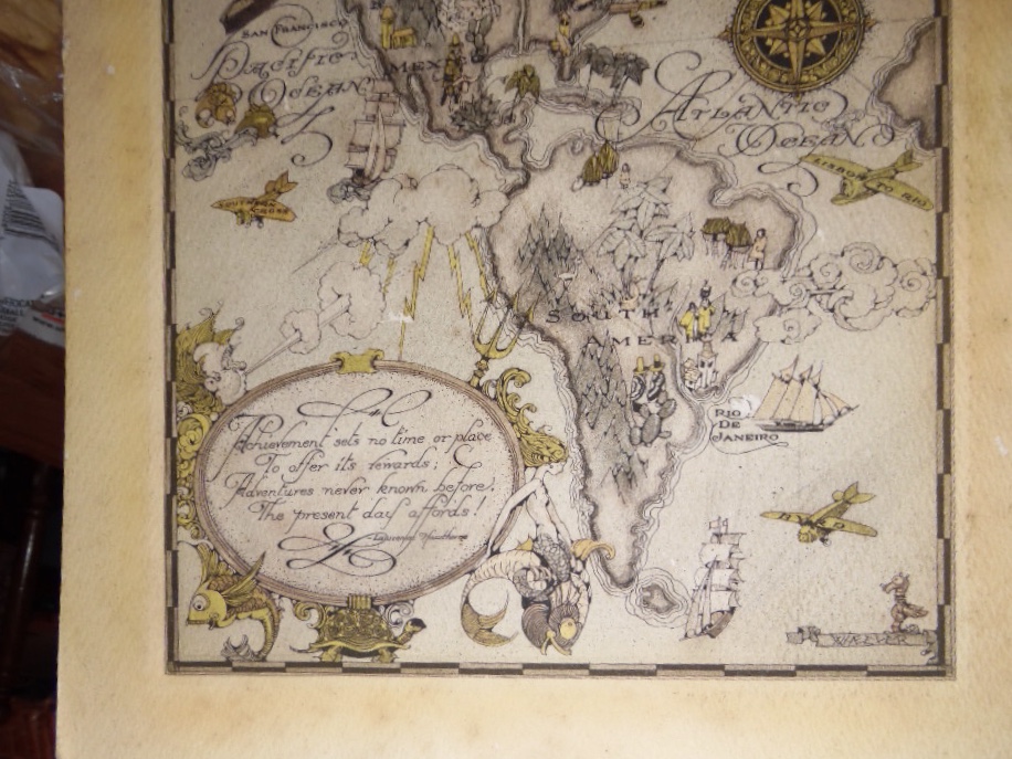 Antique Map By George Wheeler | Antiques Board