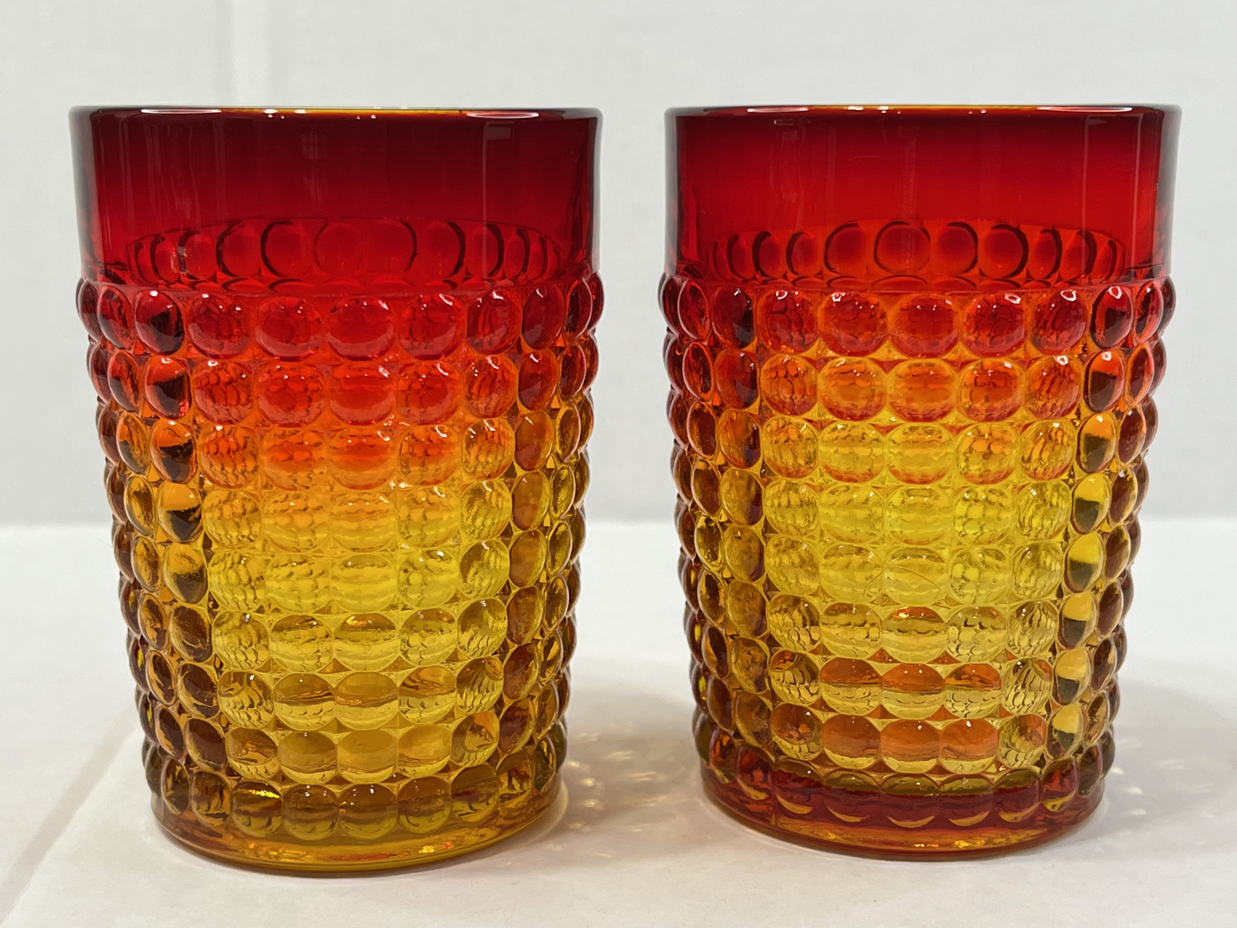 AMBERINA GLASS TUMBLERS ID Help | Antiques Board