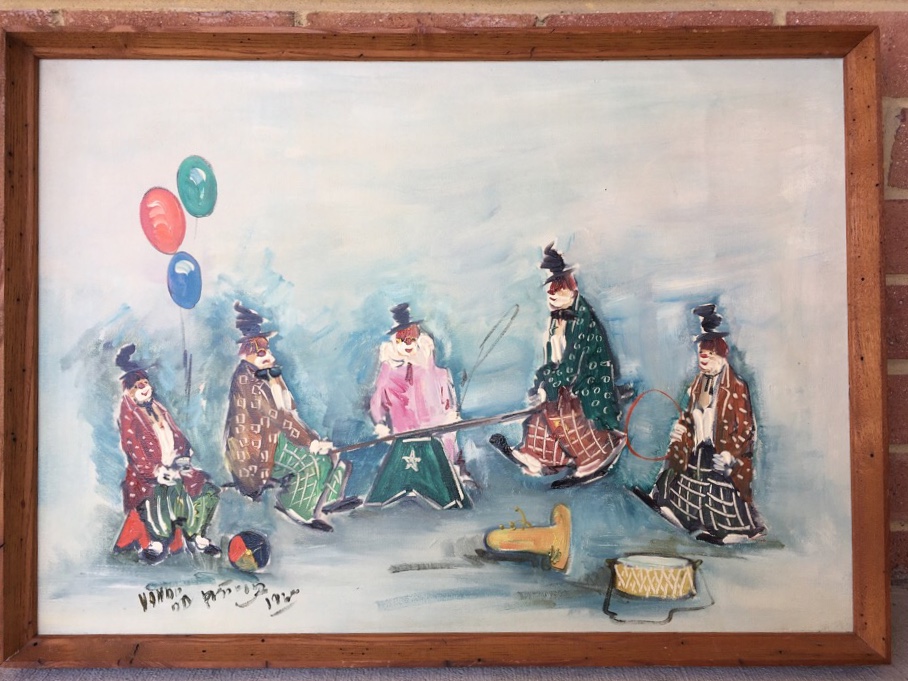 Signature On Clowns Painting | Antiques Board
