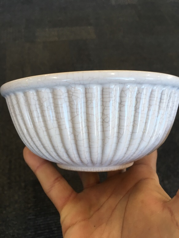 Ribbed Pottery Bowl | Antiques Board