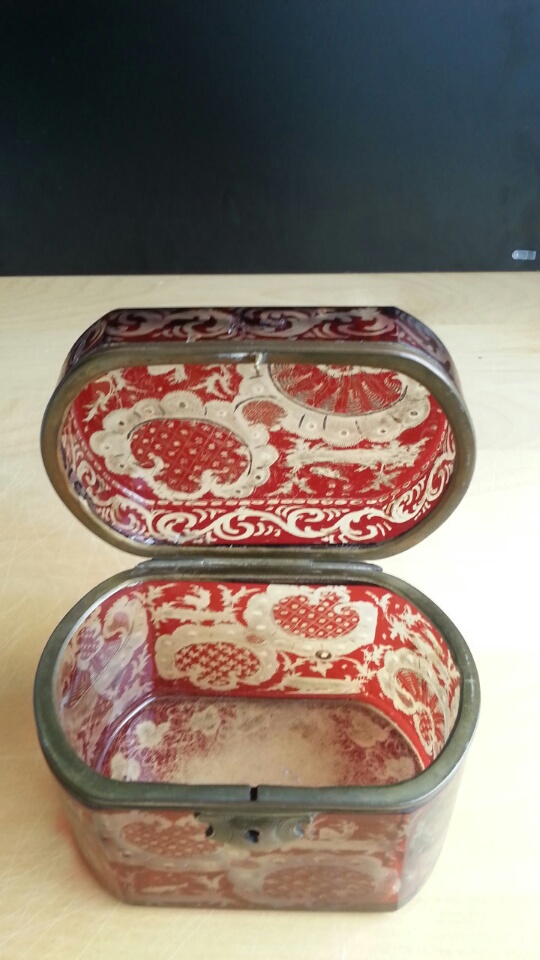 Bohemian Flash Ruby Casket- Ca. 1830 Egermann? Grand Tour? | Antiques Board