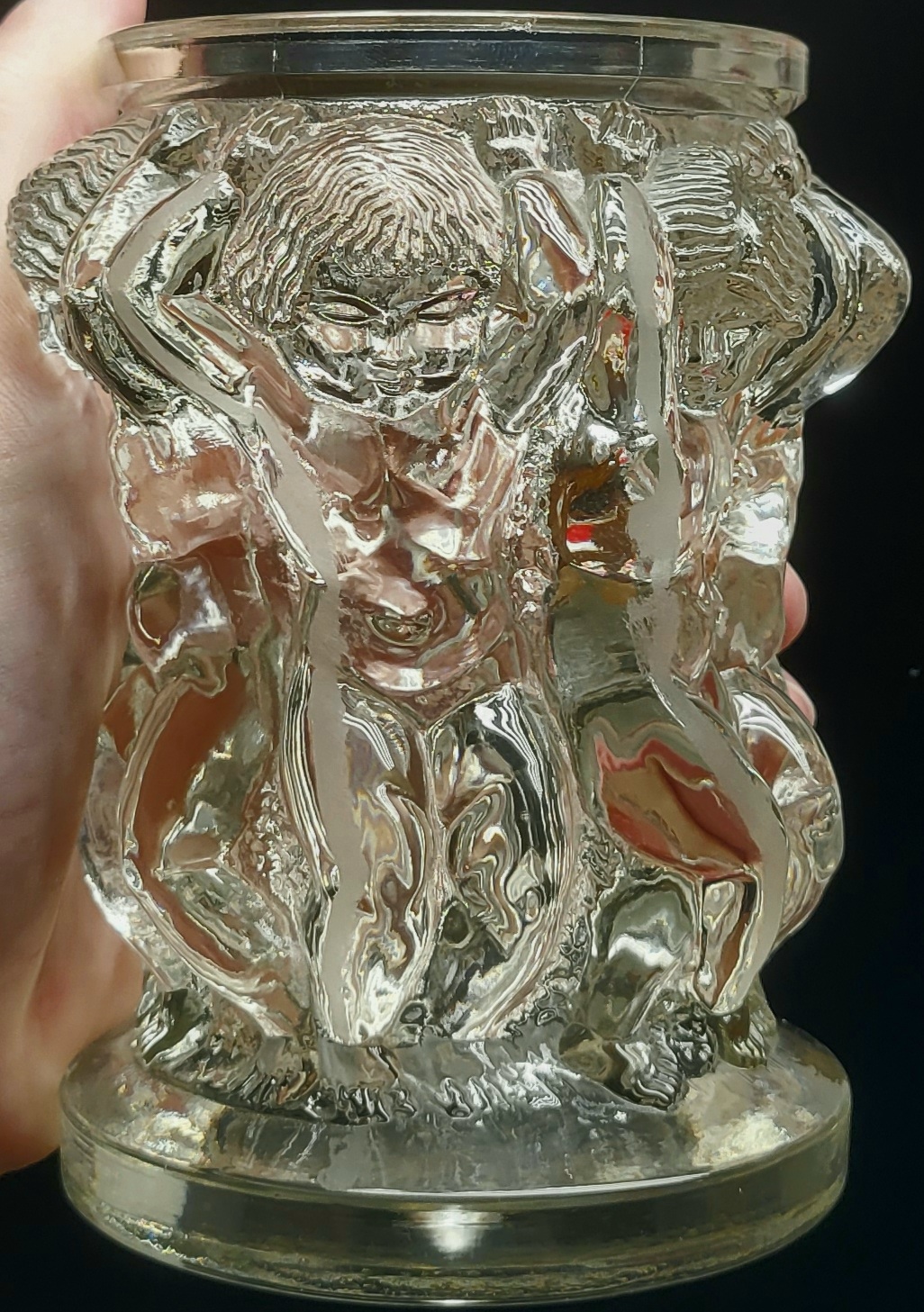 Help ID glass cherub...?? | Antiques Board