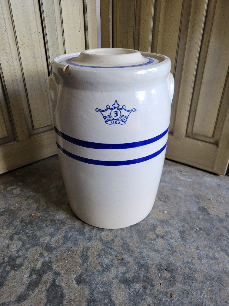 Butter churn crock -- Reproduction? | Antiques Board
