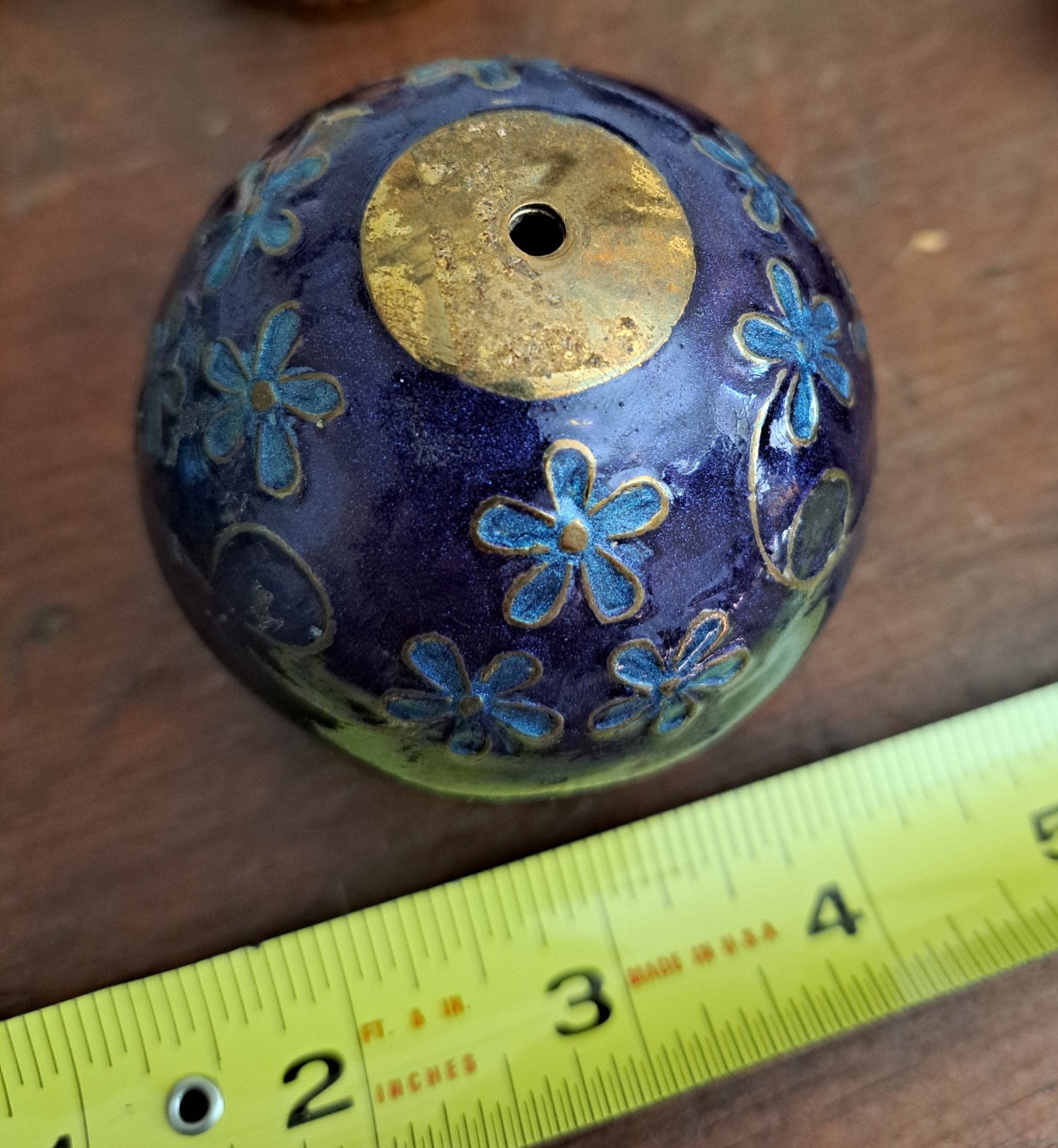 Enameled Brass Ball query | Antiques Board