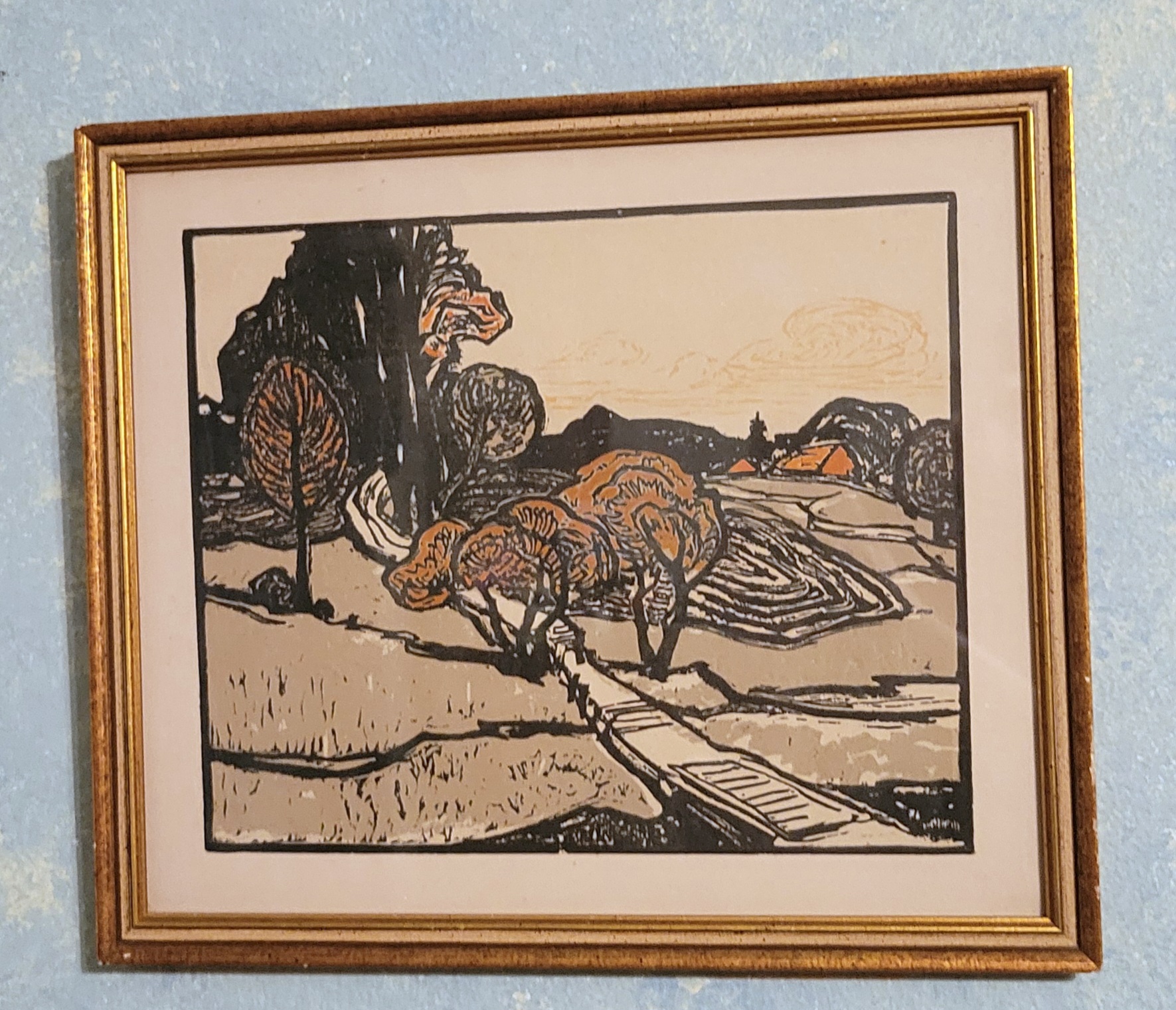 Help ID landscape woodblock print? | Antiques Board