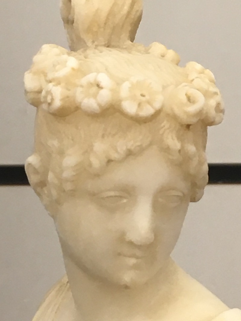 Alabaster Woman Statue | Antiques Board