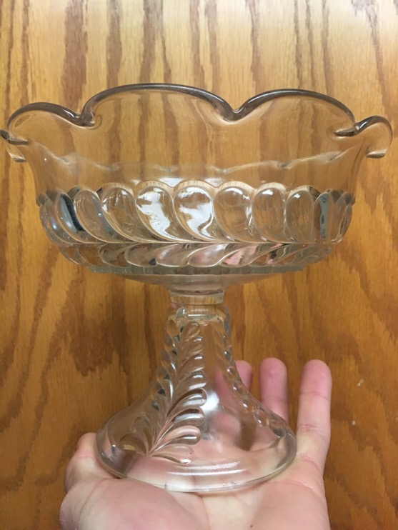 Pressed Glass Compote | Antiques Board