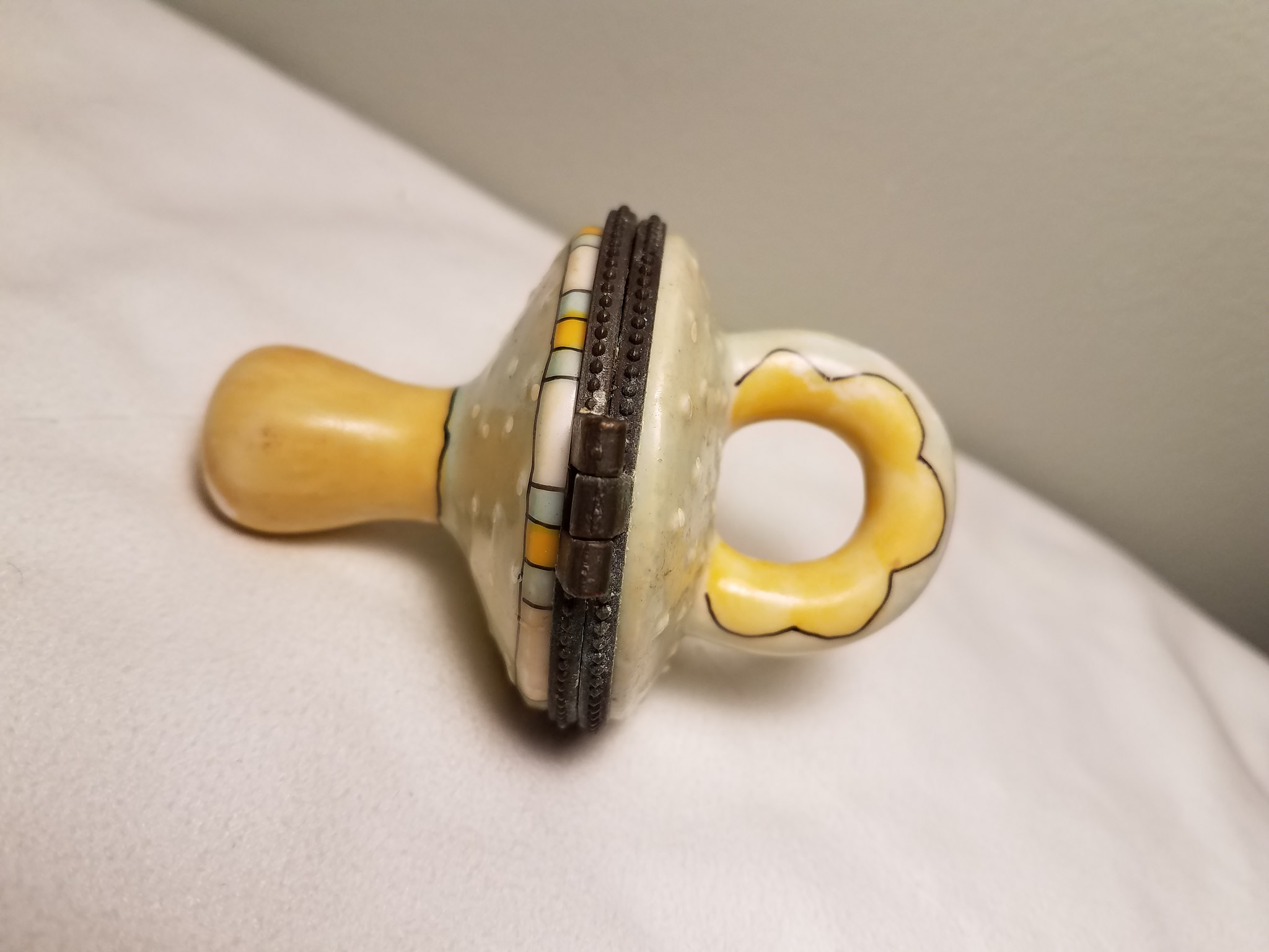 Porcelain baby toy / rattle | Antiques Board