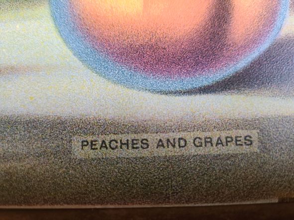 Hadland Lithograph Peaches and Grapes Help | Antiques Board