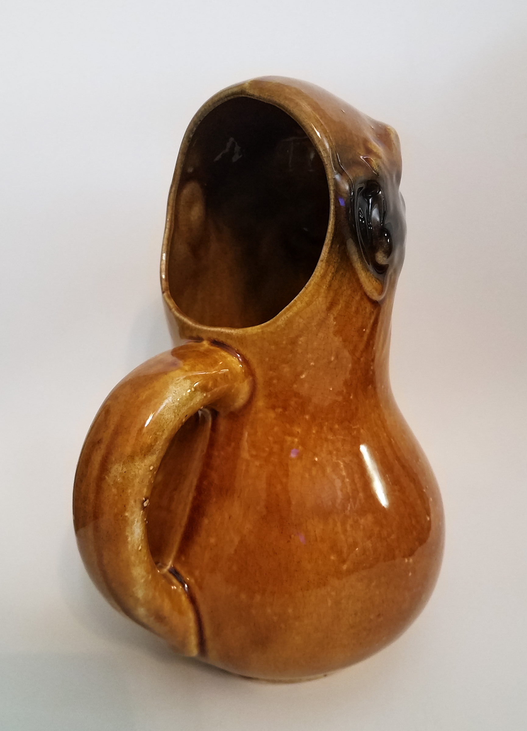 Majolica monkey jug - Sarreguemines? | Antiques Board