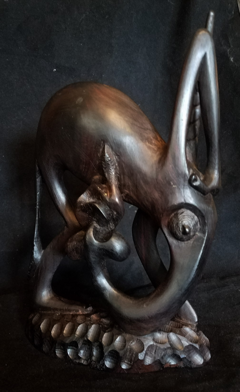 Very strange creature - wood carving - fantasy or mythical? | Antiques ...