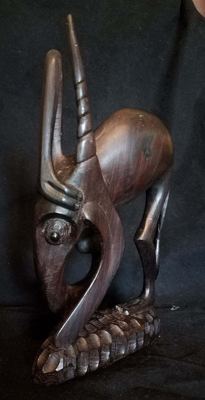 Very strange creature - wood carving - fantasy or mythical? | Antiques ...