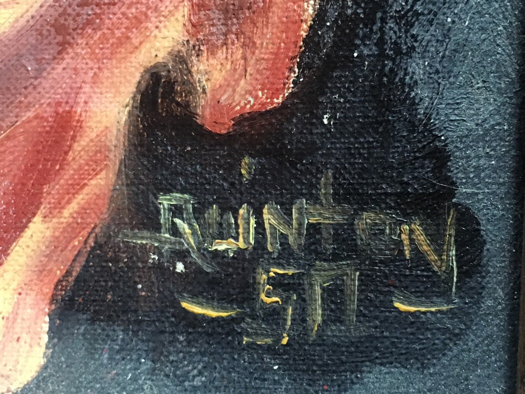 Painting Signed Quinton | Antiques Board