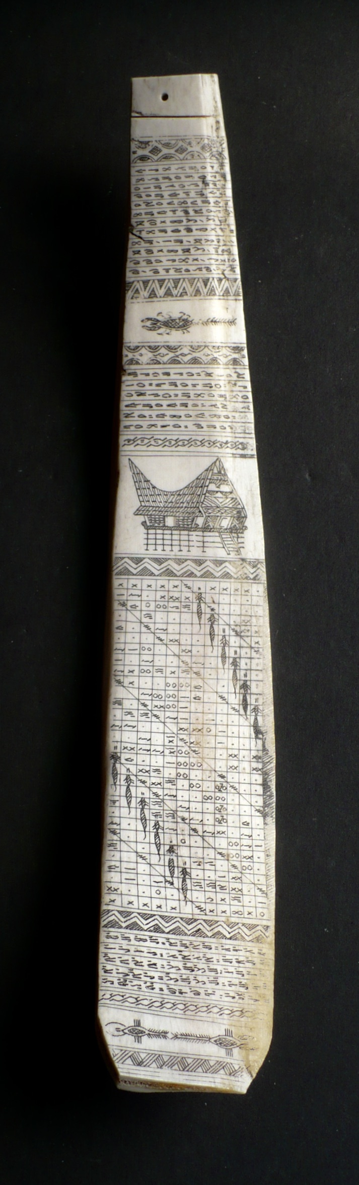 Mammalian Rib Bone; Calendar or Map? Inscribed Both Faces | Antiques Board