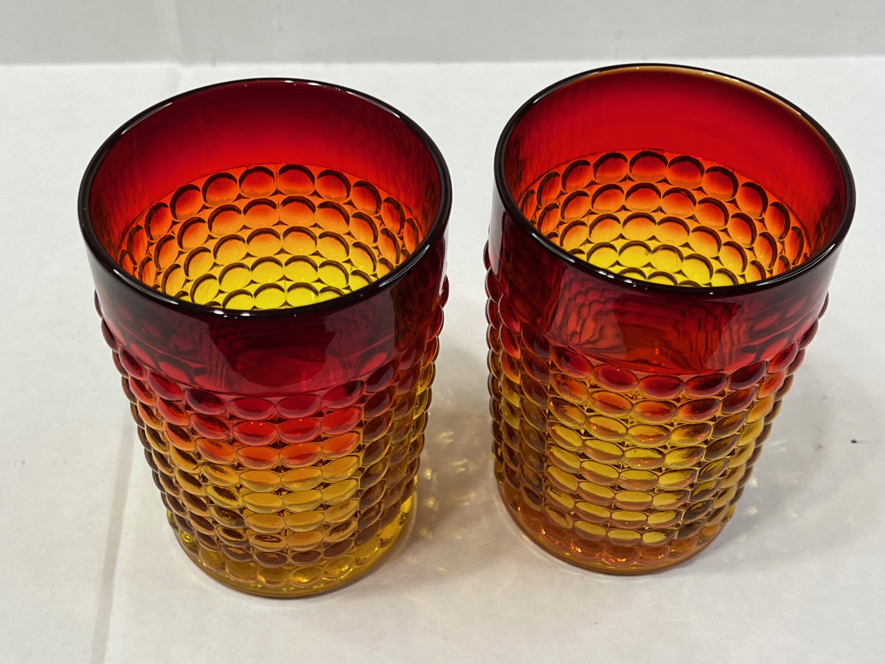 AMBERINA GLASS TUMBLERS ID Help | Antiques Board