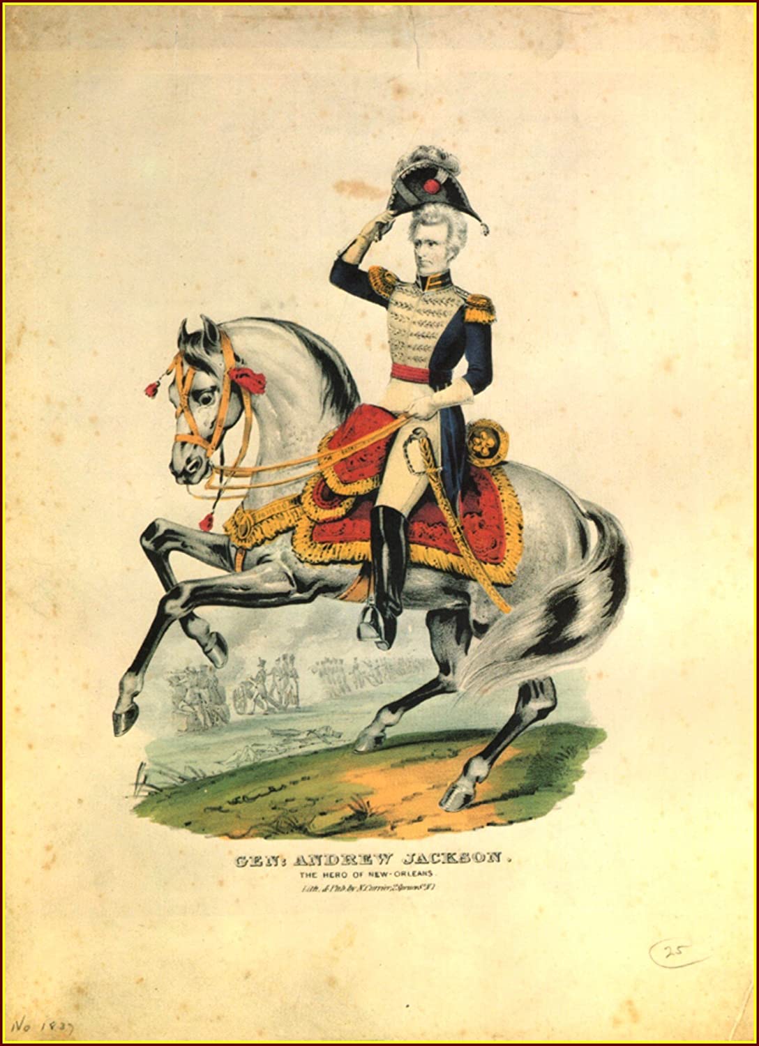 This is old print of Andrew Jackson is it Currier and Ives or some ...