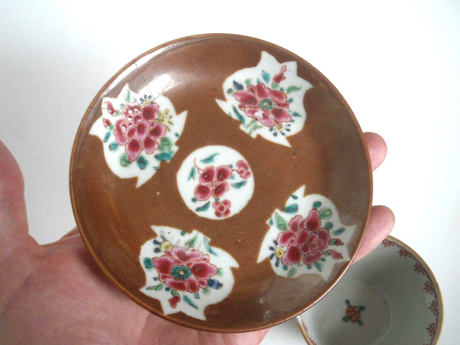 Chinese batavian ware tea cup and saucer | Antiques Board