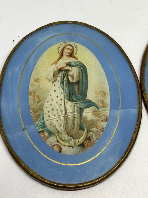 Religious pictures Mary & Crib scene | Antiques Board