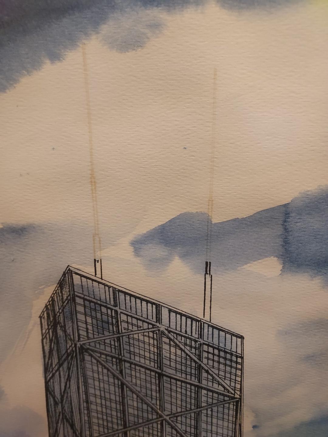 Drawing of World Trade Center | Antiques Board