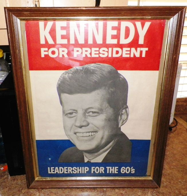1960 KENNEDY FOR PRESIDENT POSTER REAL? | Antiques Board
