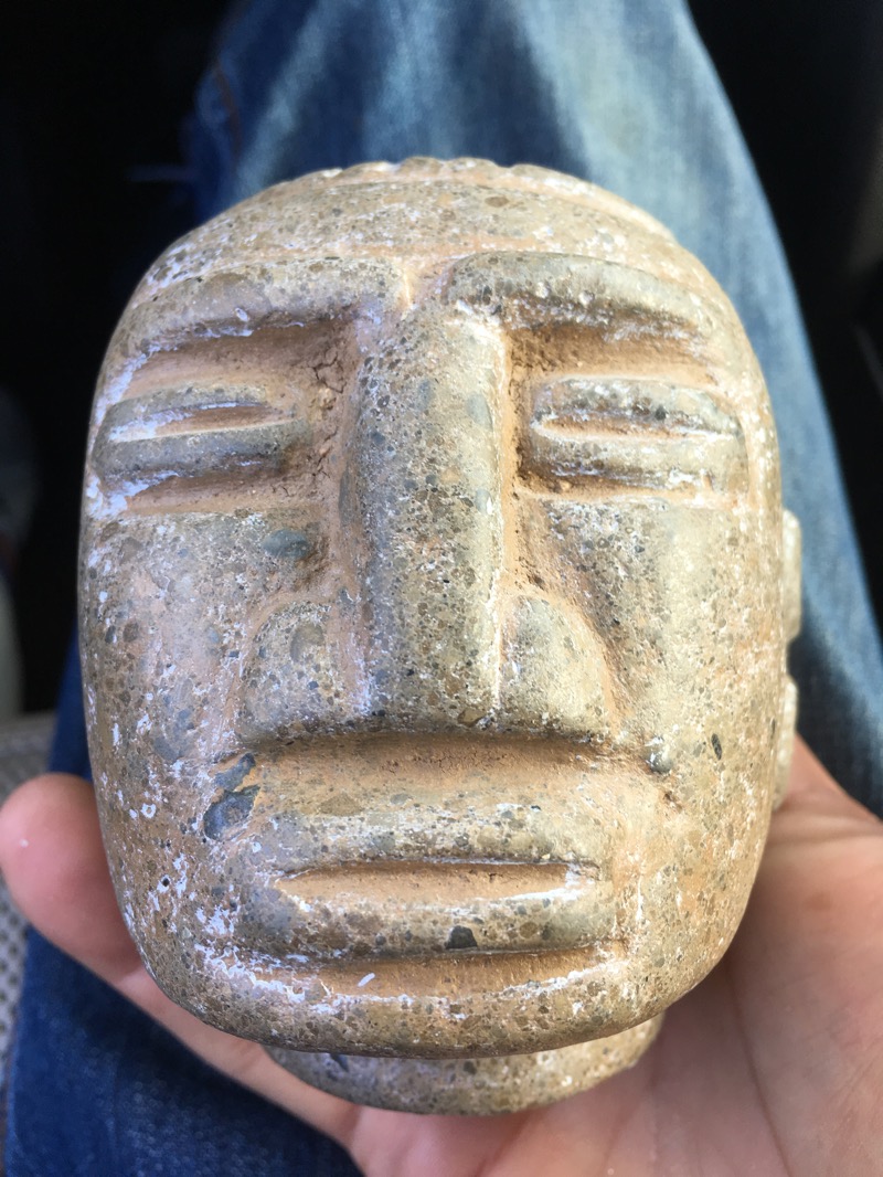 Ethnic Stone Head Bust | Antiques Board