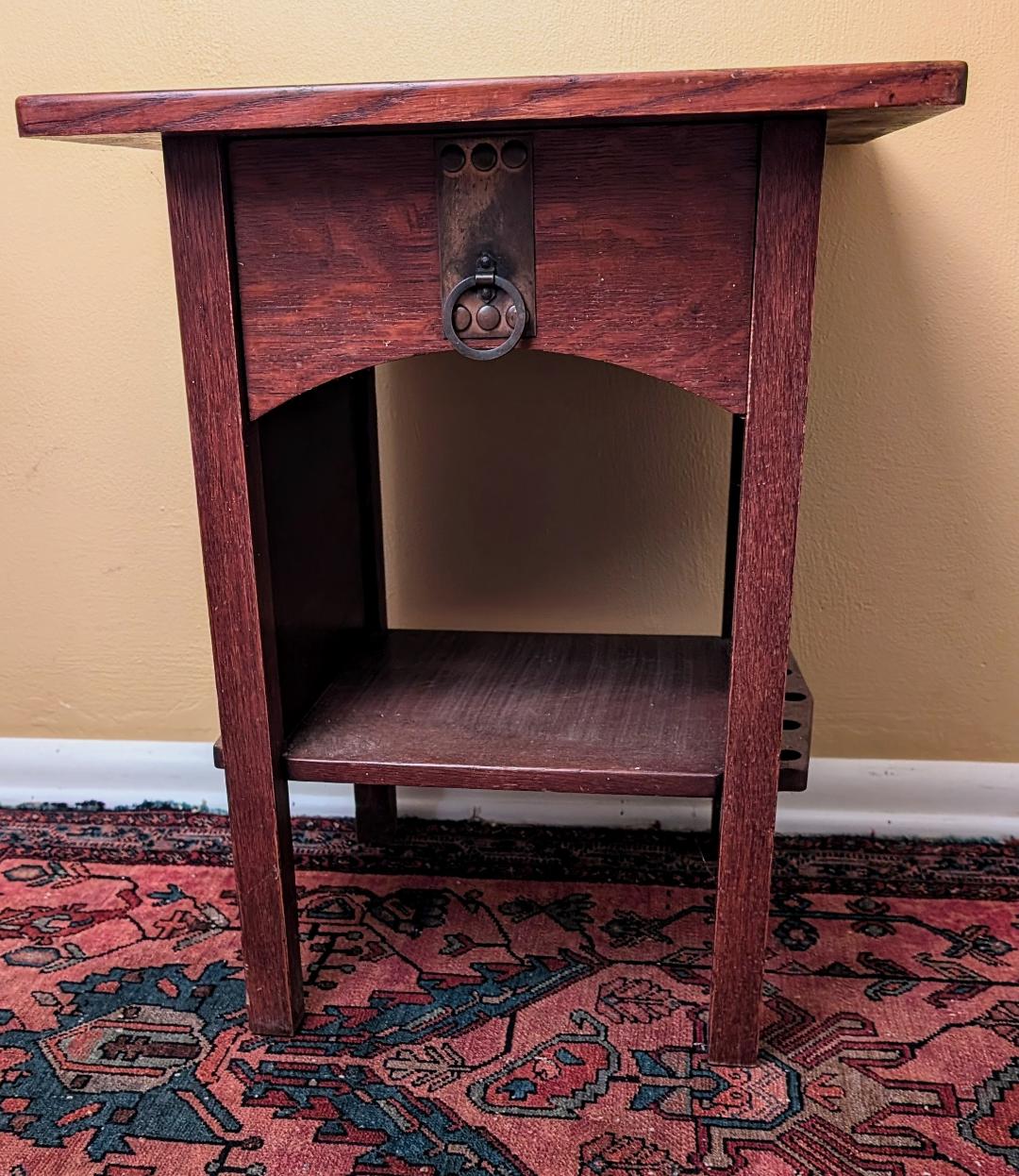 Arts Crafts smoking stand/table | Antiques Board