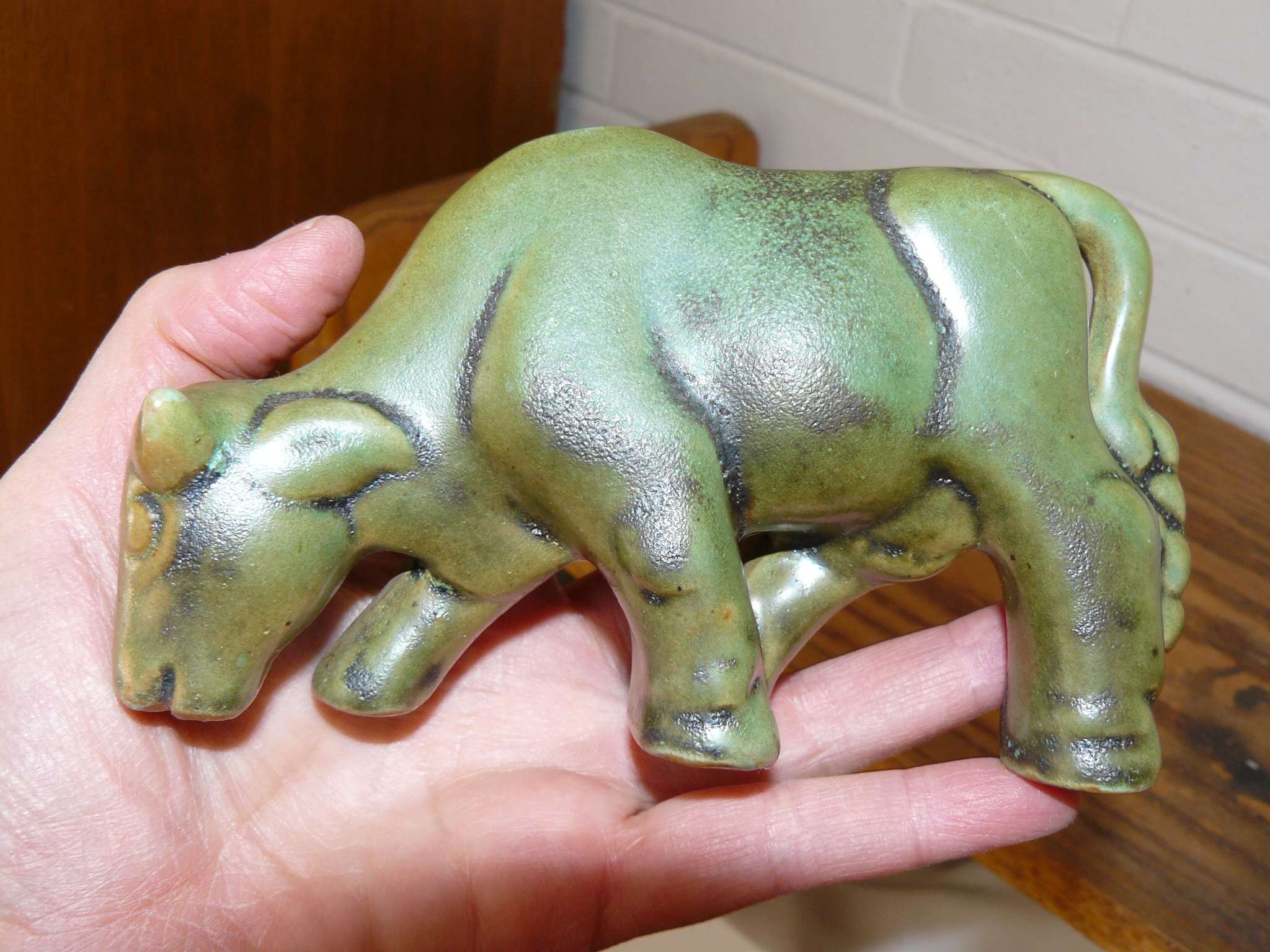 Frankoma (?) pottery animal | Antiques Board