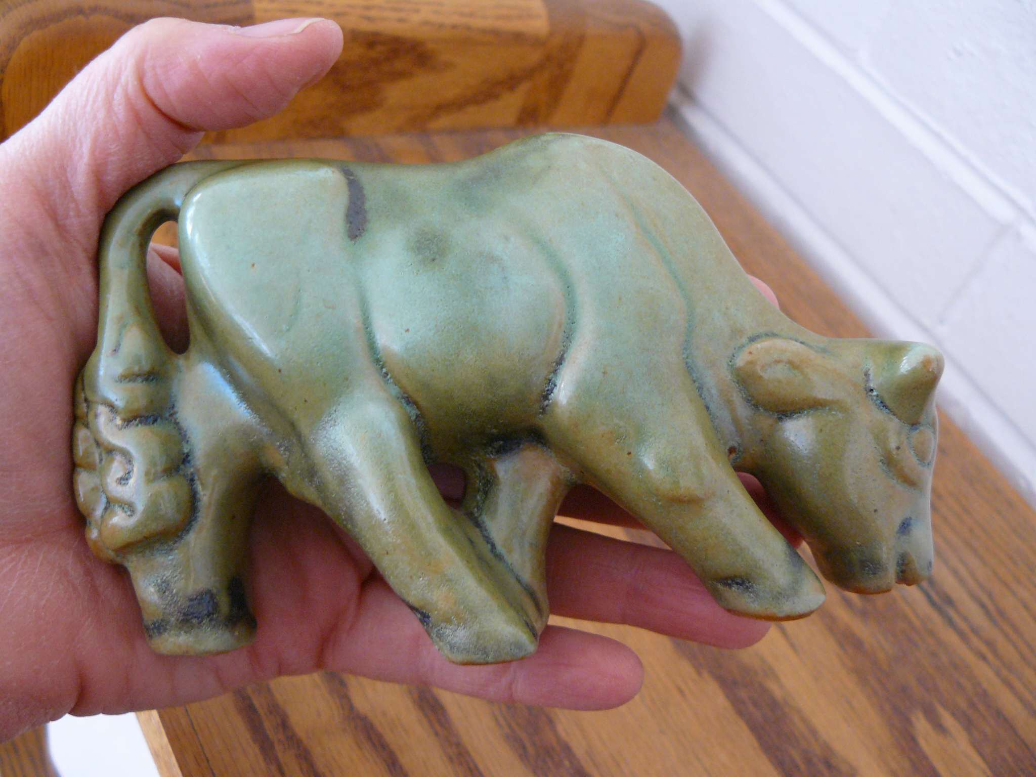 Frankoma (?) pottery animal | Antiques Board