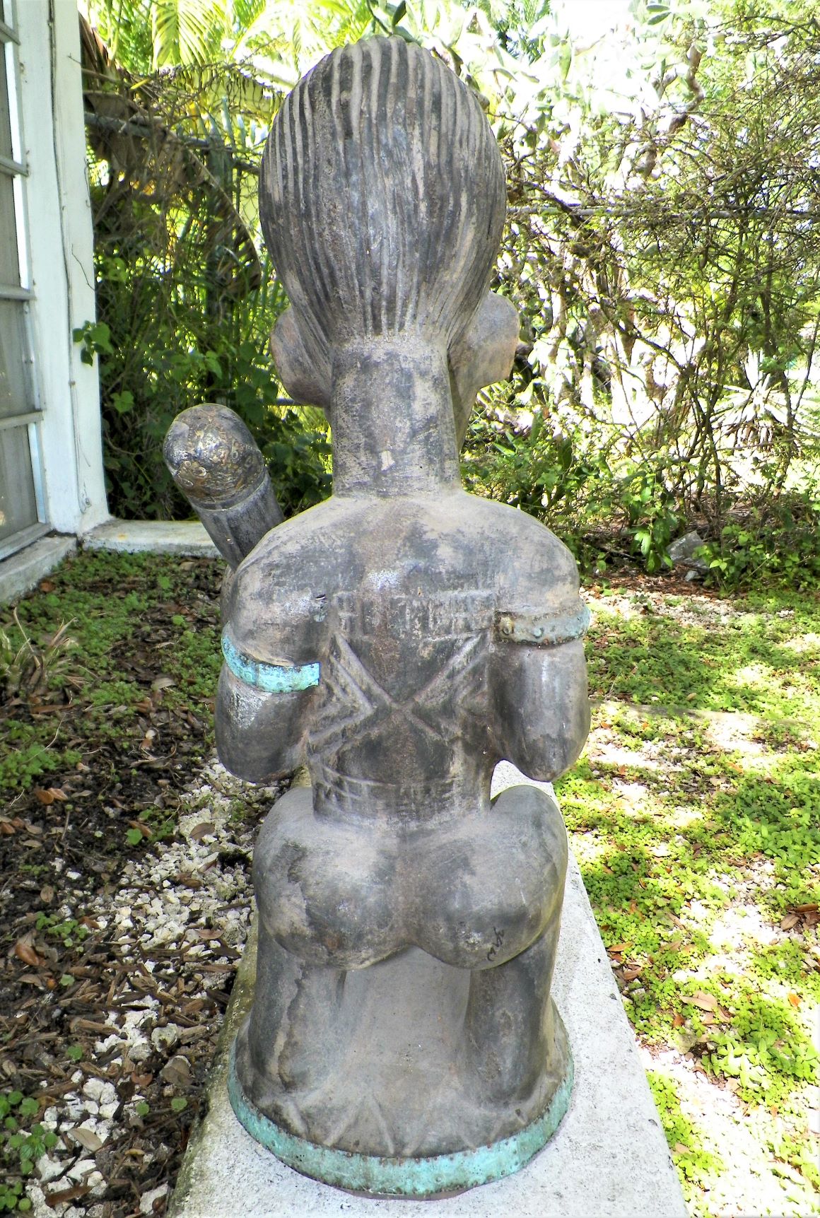MOST INCREDIBLE AFRICAN STATUE/S! 2 Pieces - MALE + FEMALE w/BABY JOIN ...