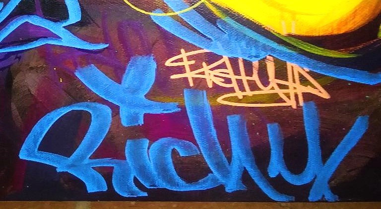 Help w/2 new paintings - Graffiti? Psycho clown & '71 Horse herd ...