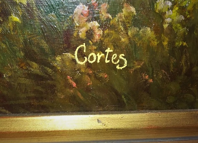 Which CORTES is The Artist of This Painting? | Antiques Board