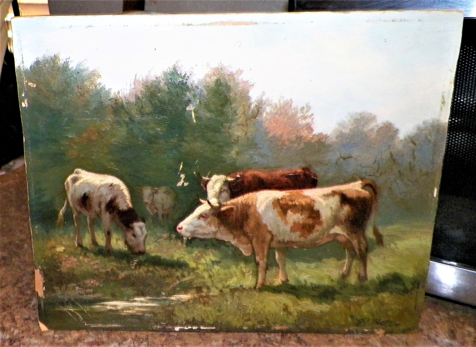 CAN ANYONE TELL ME IF THIS IS A EILEEN MELTON PAINTING? | Antiques Board