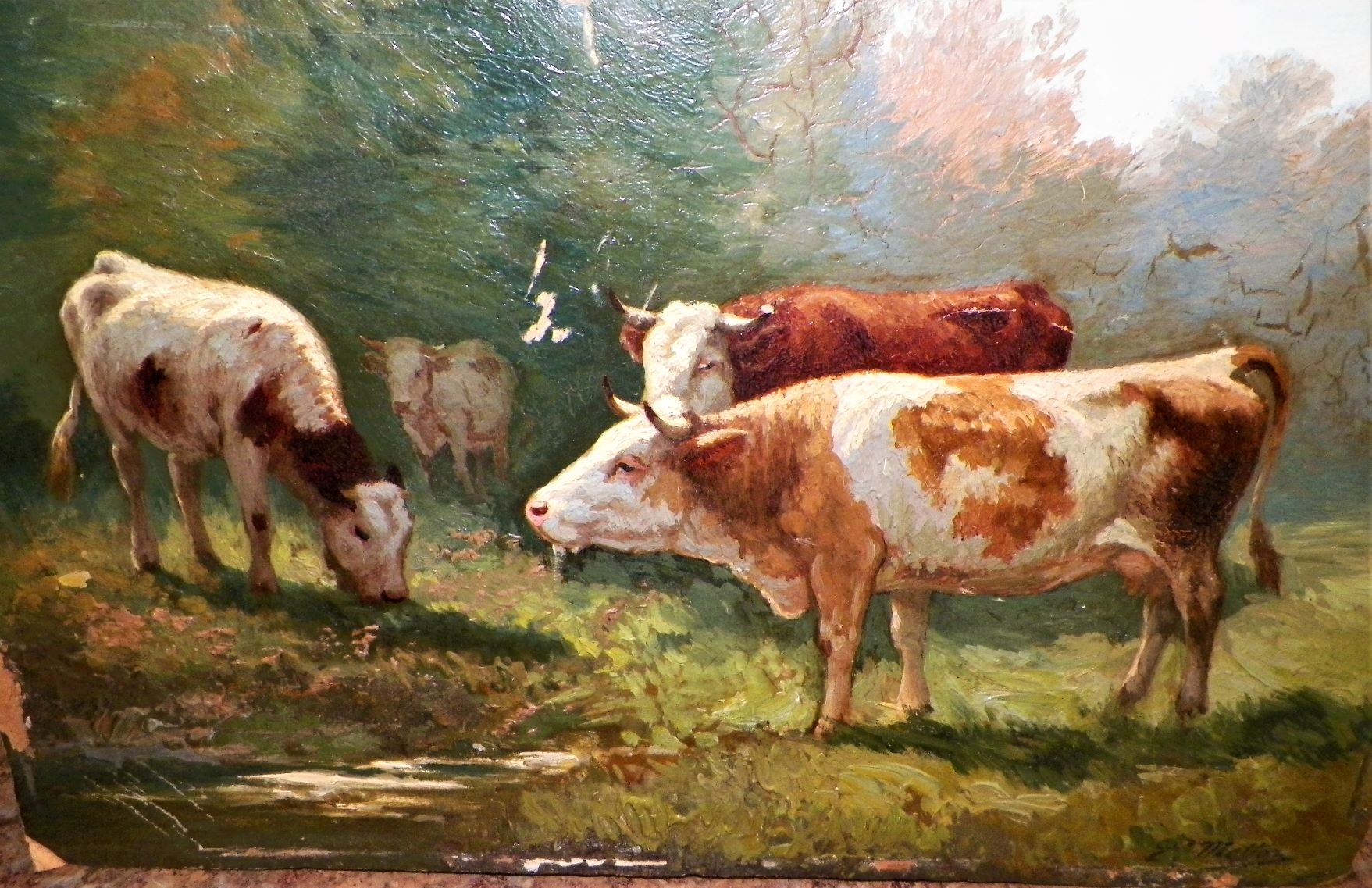 CAN ANYONE TELL ME IF THIS IS A EILEEN MELTON PAINTING? | Antiques Board