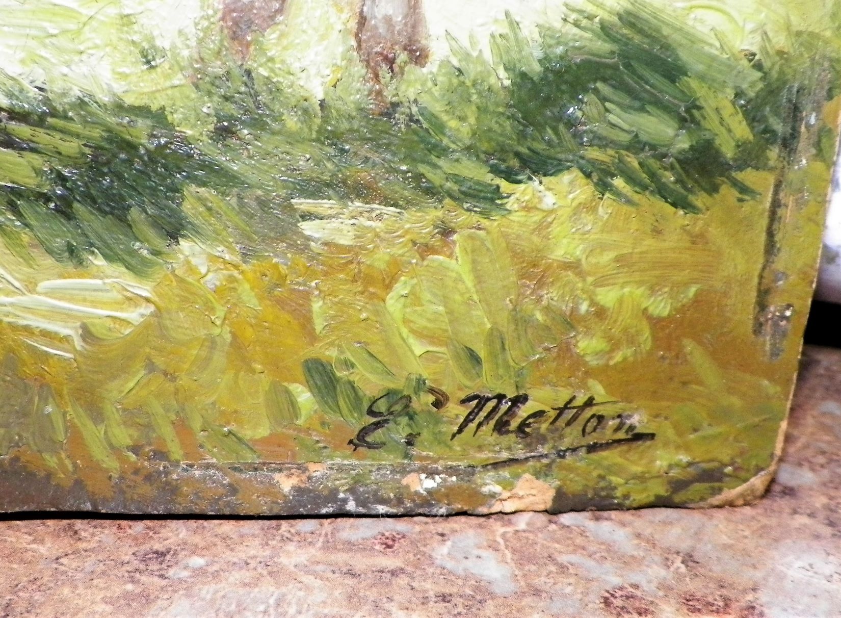 CAN ANYONE TELL ME IF THIS IS A EILEEN MELTON PAINTING? | Antiques Board