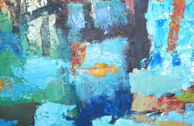 E (Erwin) Wending painting needs work - worth repairing or sell as ...
