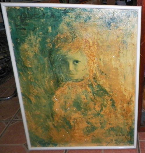 Thrift find - Help w/signature on litho + Miami artist Elmo Gideon + a ...