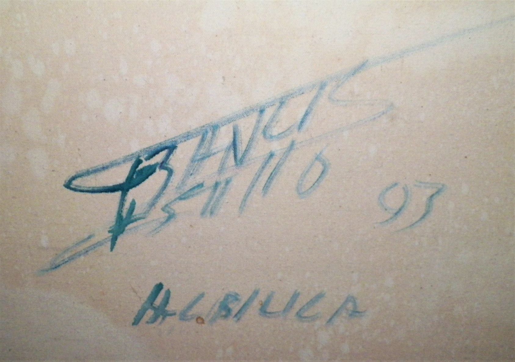 HELP MAKE OUT SIGNATURE ON BEAUTIFUL OLD HAITIAN PAINTING | Antiques Board