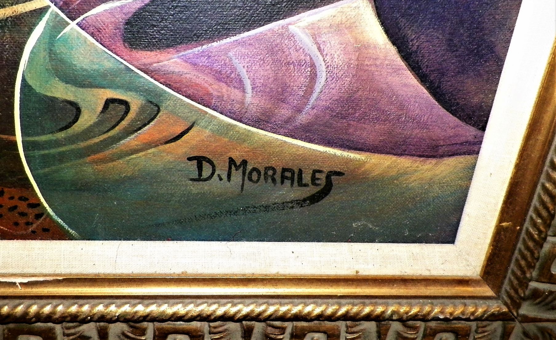 Just wanted to show Cuban modernist artist Daniel Morales thrift store ...