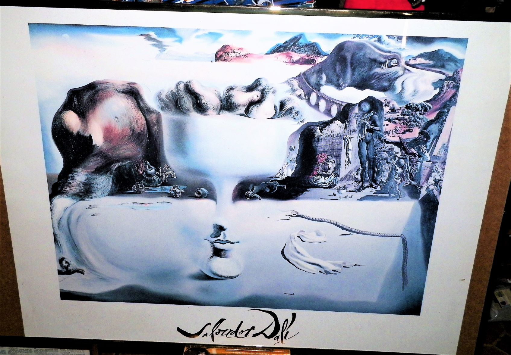 Gold Foil Salvador Dali Poster - Anything Special? | Antiques Board