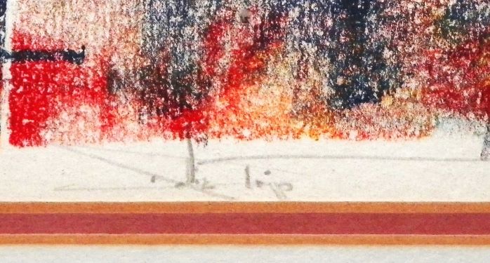 Thrift find - Help w/signature on litho + Miami artist Elmo Gideon + a ...