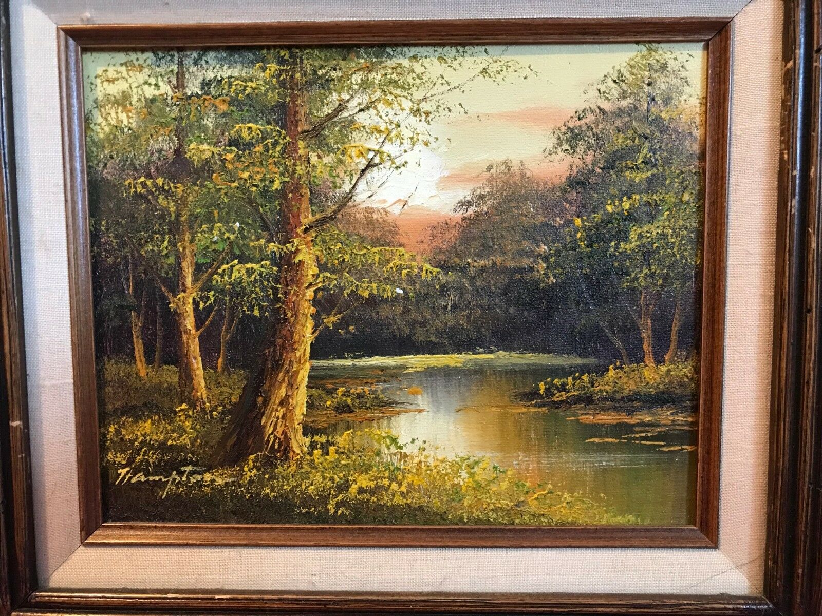 Who is the artist of the paint | Antiques Board